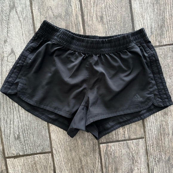 adidas | Shorts | Adidas Womens Pacer Training Aeroready Black Heather ...